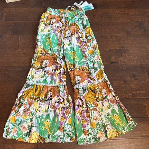 Swim | True Destinations Resort Wear Flare Pants Beach Coverup Safari ...